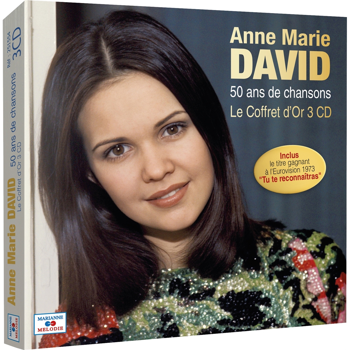ANNE-MARIE DAVID Coffret 50 ans de chansons – coffret 3 CD – Marianne ...